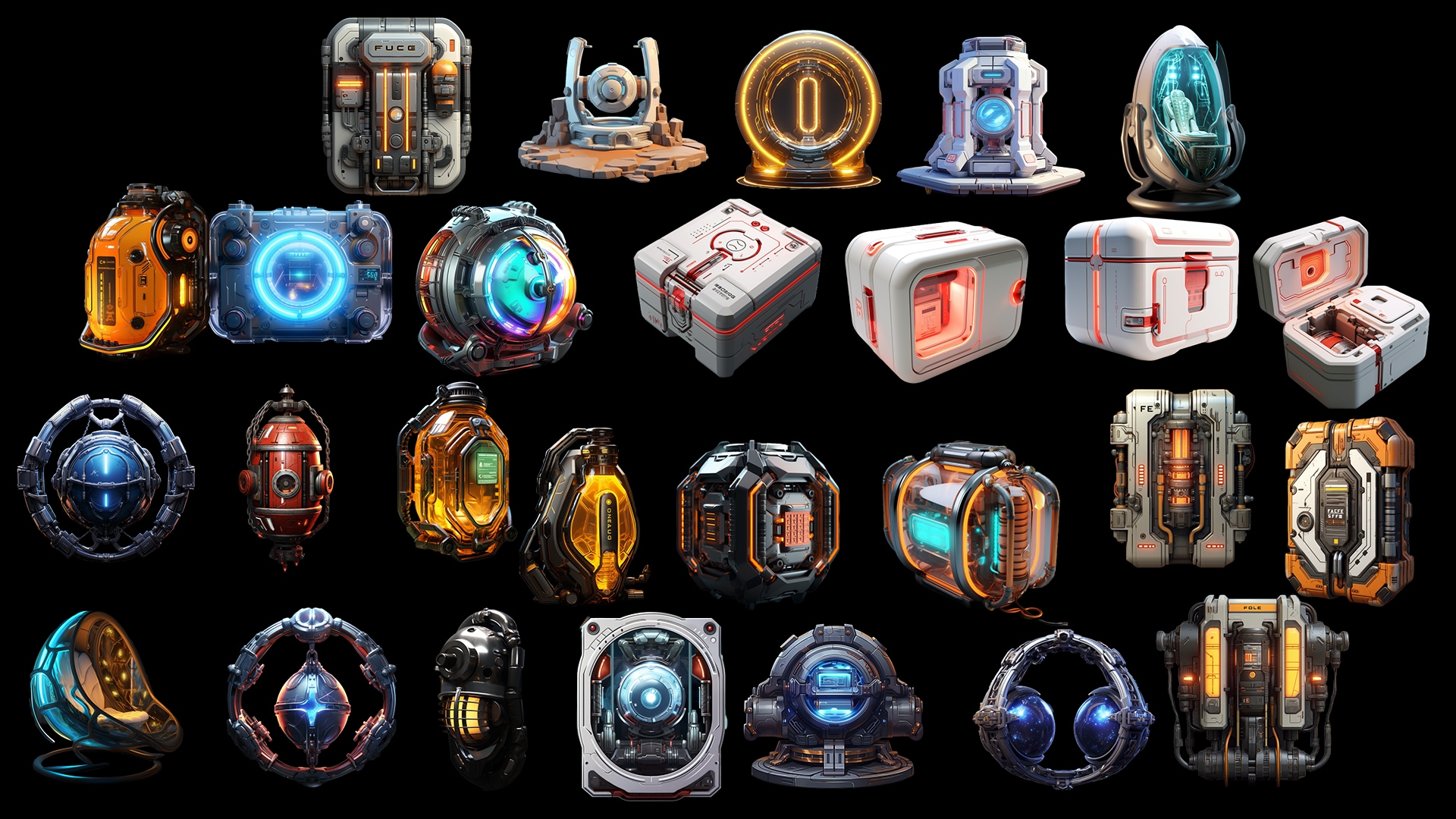 Rpg Scifi Item 215kinds Icons In 2d Assets Ue Marketplace